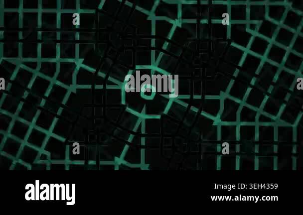 Close-up of green grid lines on black Stock Video Footage - Alamy