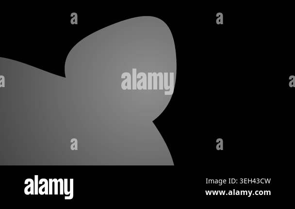 Abstract grey shapes against black Stock Video Footage - Alamy
