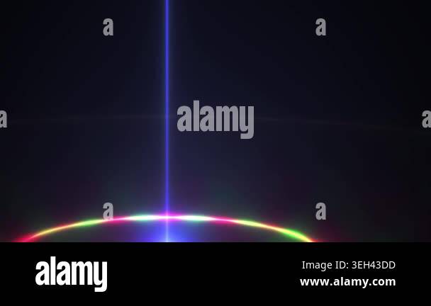 A beam of light with rainbow effect Stock Video Footage - Alamy