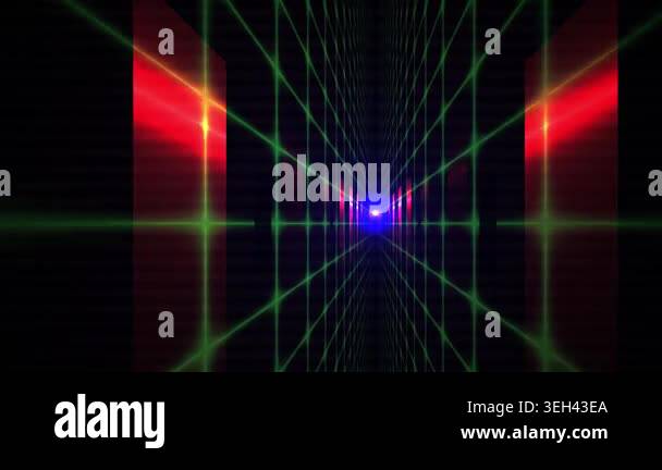 A blue light surrounded by laser beams Stock Video Footage - Alamy