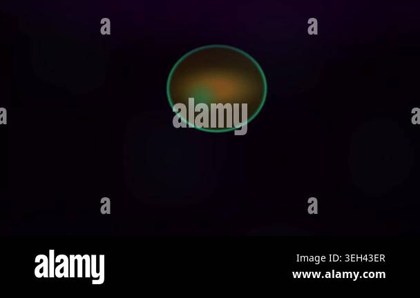Glowing cells under microscope examination Stock Video Footage - Alamy