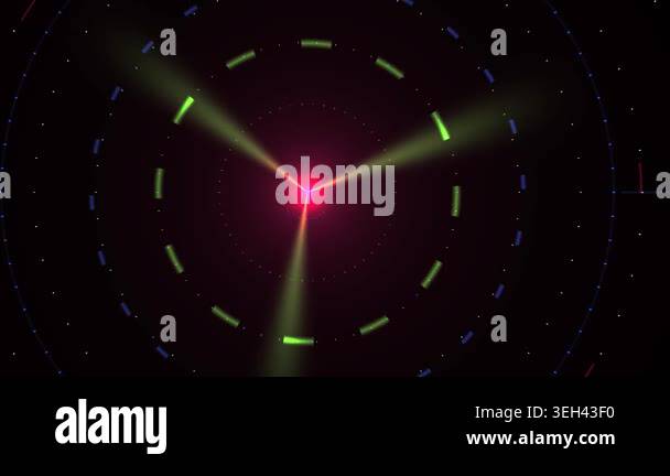 A red light intersected by laser beams Stock Video Footage - Alamy