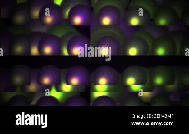 Glowing cells under microscope examination Stock Video Footage - Alamy