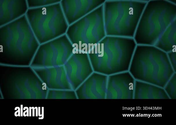 Close-up of green cells under microscope Stock Video Footage - Alamy