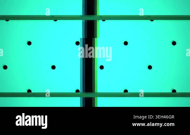 A green screen with black dots and lines Stock Video Footage - Alamy