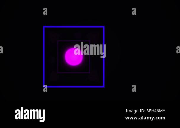 Glowing pink squares on black background animation Stock Video Footage ...