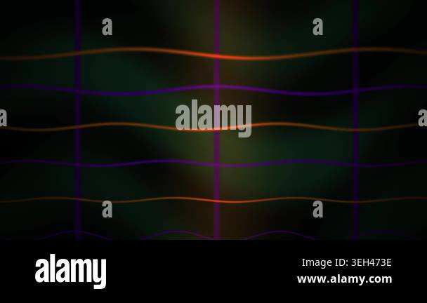 Vibrant multicolored grid lines on dark Stock Video Footage - Alamy