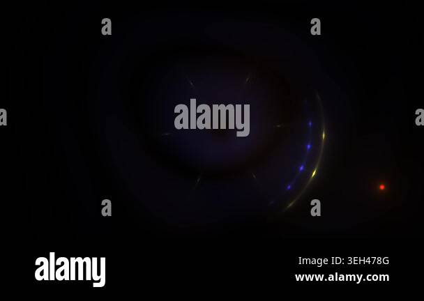 Glowing red light on dark background Stock Video Footage - Alamy