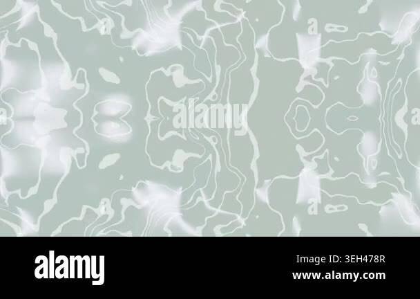 Abstract Symmetrical Flowing Liquid Marble Animation in Sage Green ...