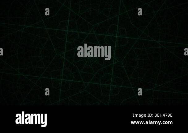 Green grid pattern on dark background Stock Video Footage - Alamy