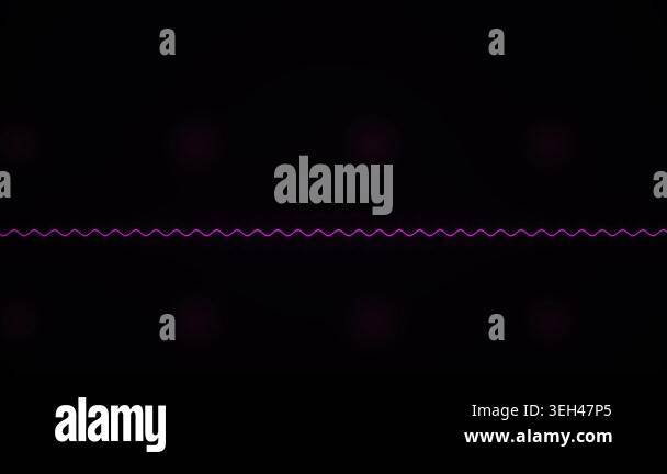Animated purple line on black background Stock Video Footage - Alamy