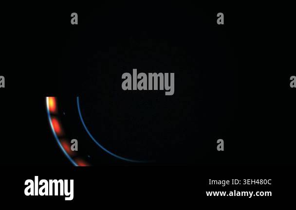Animation of a solar eclipse ring of fire Stock Video Footage - Alamy