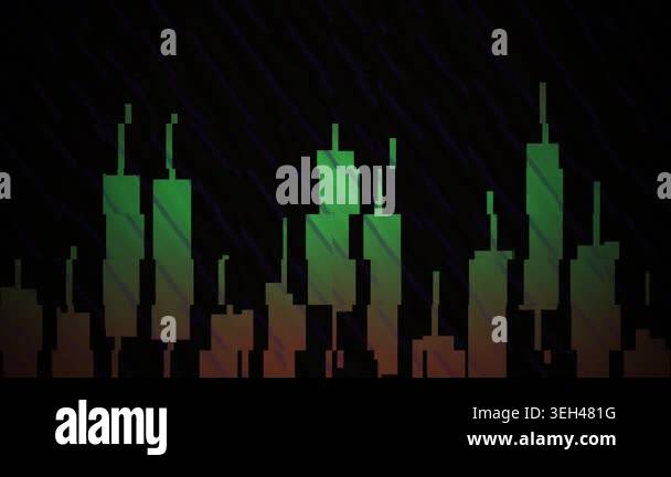 Animated stock market data graphics display Stock Video Footage - Alamy