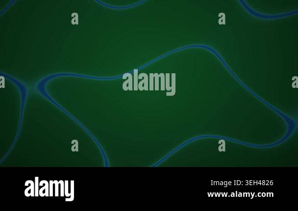 Dark green background with wavy blue lines Stock Video Footage - Alamy