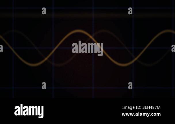 Wavy lines on black background for tech Stock Video Footage - Alamy