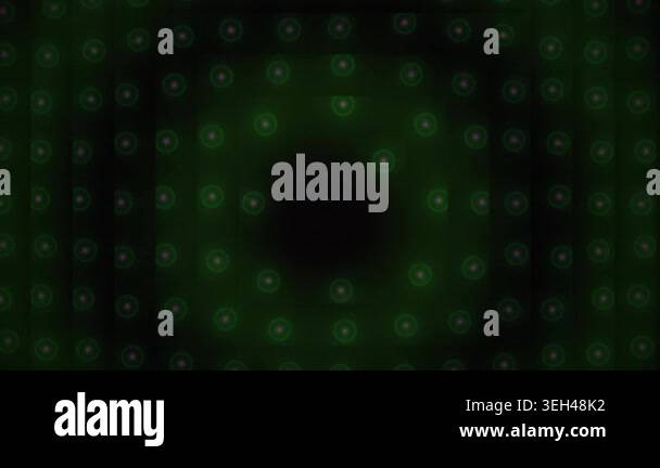 Abstract dark green background with white dots Stock Video Footage - Alamy