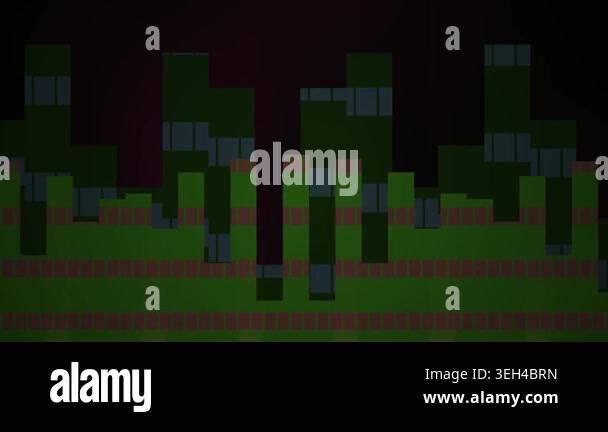 Blurry city skyline at nighttime Stock Video Footage - Alamy