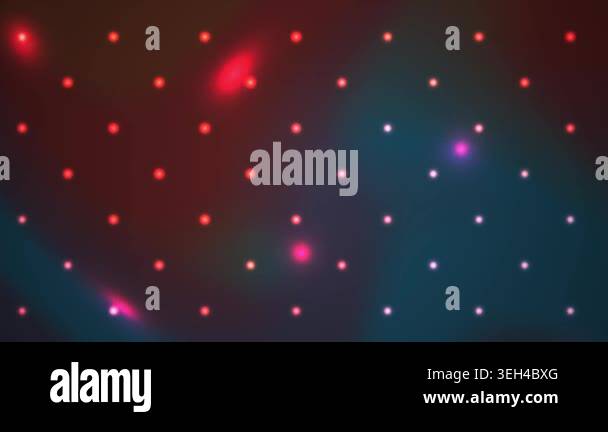Abstract background with glowing red and white dots Stock Video Footage ...