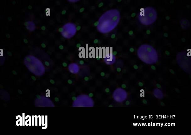 Close-up of purple cells under microscope Stock Video Footage - Alamy