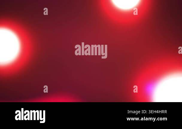 Glowing red light circles on dark background Stock Video Footage - Alamy