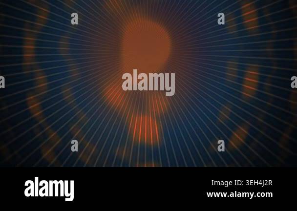 Vibrant abstract light effect with orange and blue hues Stock Video ...
