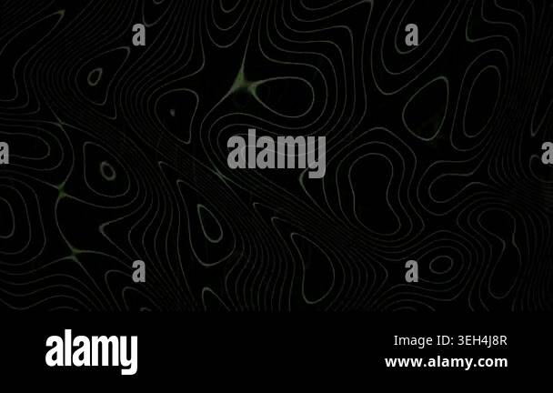 Black background with white topographic lines Stock Video Footage - Alamy