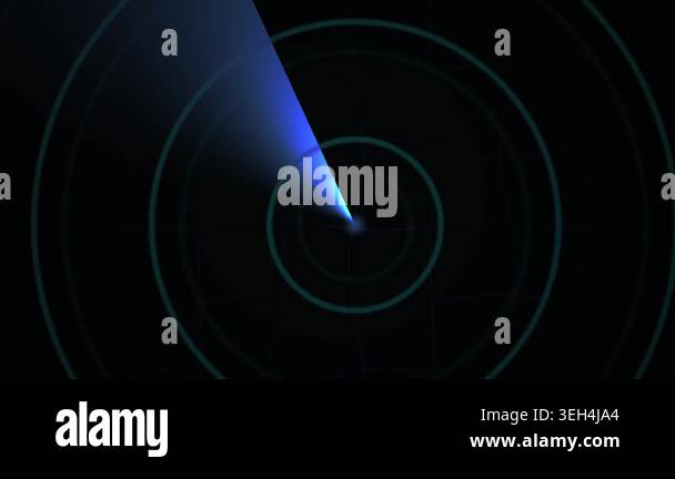 A blue laser beam hitting concentric circles Stock Video Footage - Alamy