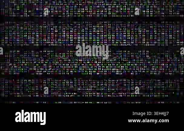 Multiple screens display digital data Stock Video Footage - Alamy