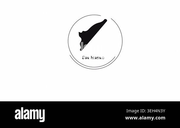 A simple black and white vector illustration of a magnifying glass ...