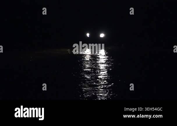 Suv plunges into river water with violent splash, dramatic vehicle ...
