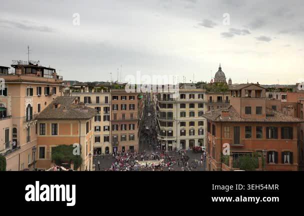 Historic Italian landmark rises within old city, marble stone ...