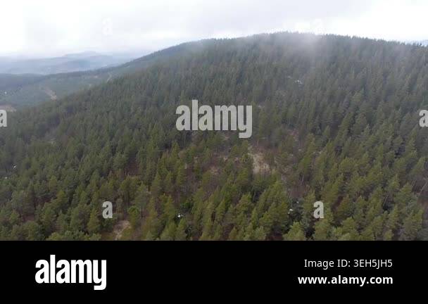 Aerial rugged mountain landscape in Alps Romania, dramatic highland ...