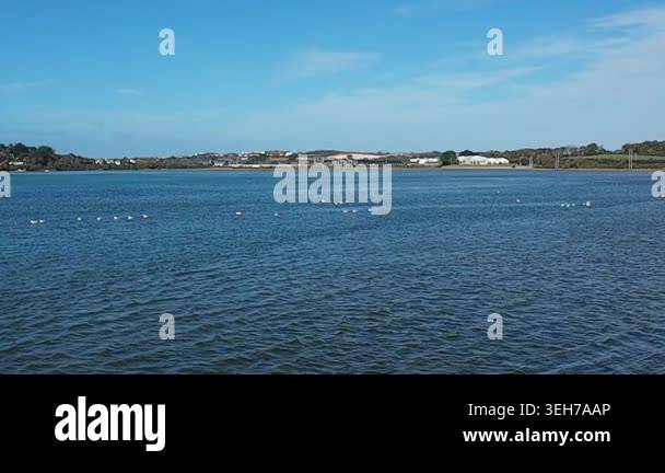 Beautiful seaside calm sea water. High quality 4k footage Stock Video ...