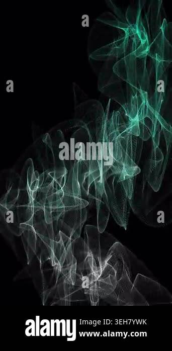 vertical, social media, reels, 9:16Abstract background with waving and ...