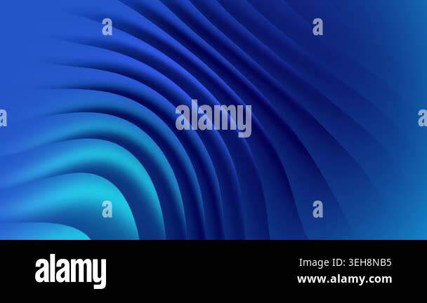 Beautiful Blue Wave Technology Background with line Grid. The video ...