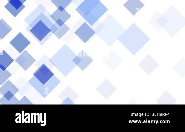 Blue Transparent Squares Moving Animation Background Stock Video ...