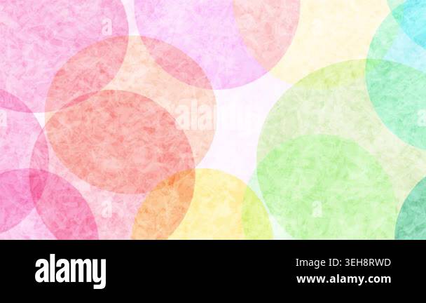 Colorful Washi Paper Texture Circles Abstract Background Stock Video ...