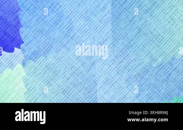 Abstract Blue Green Hand Drawn Texture Animation Stock Video Footage ...