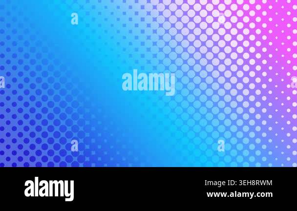 Abstract Blue and Pink Halftone Dot Gradient Background Video Stock ...
