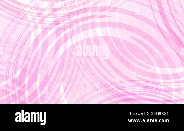 Soft Pink Rotating Concentric Circles Abstract Background Animation ...