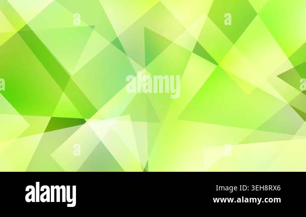 Abstract Geometric Background with Vibrant Green and Yellow Polygons ...