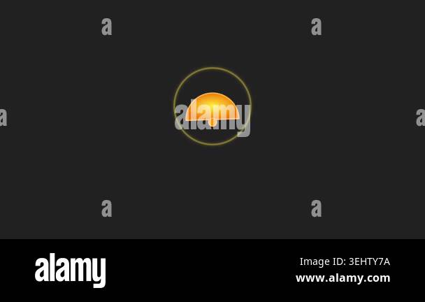 Notification bell alert animation with smooth interface interaction and ...