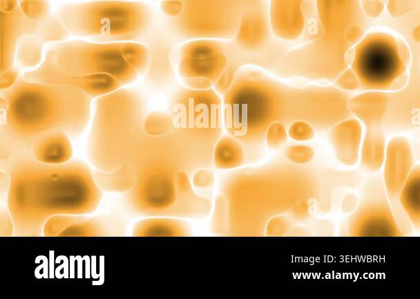 Abstract orange texture featuring glowing cells or bubbles on a soft ...