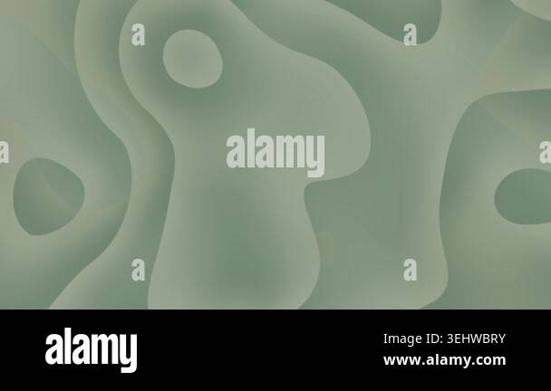 Abstract shapes in soft green tones creating a fluid and organic visual ...