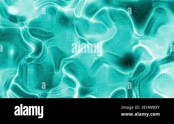 Abstract turquoise wave pattern with smooth gradients and subtle ...