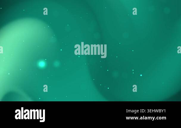 Abstract green background with soft curves and subtle light spots ...
