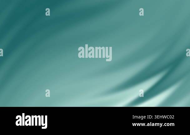 Abstract teal wave pattern creating a smooth layered background design ...