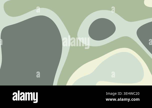 Abstract illustration with curvy shapes and muted colors on a soft ...