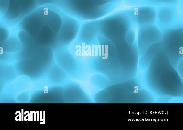 Abstract blue water surface with smooth, wavy patterns creating a ...