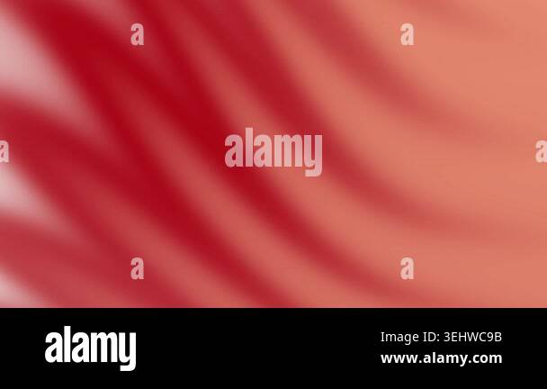Abstract red and peach waves creating a smooth textured background ...